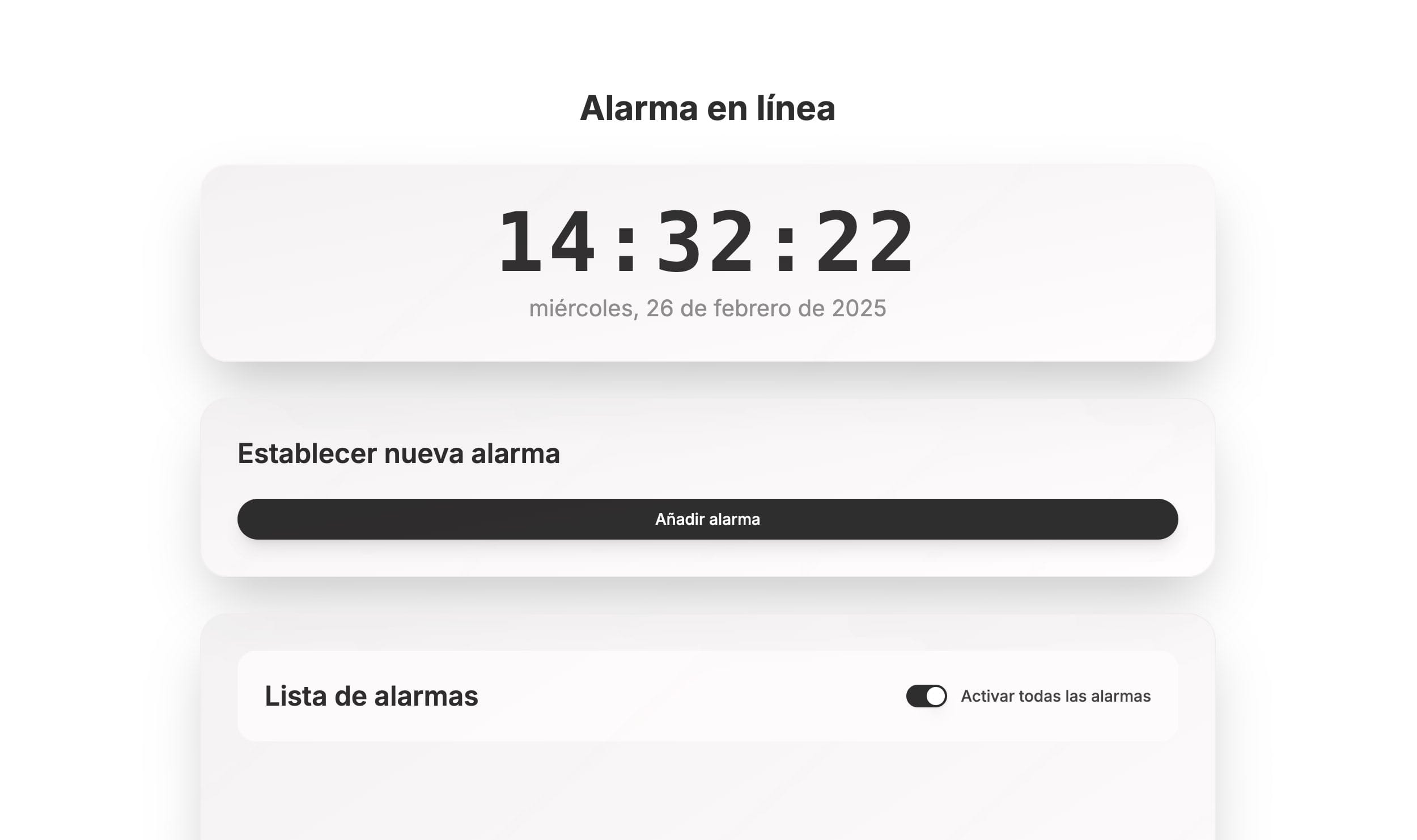 Reloj Despertador Online | Herramienta Gratuita Multifunción ⏰